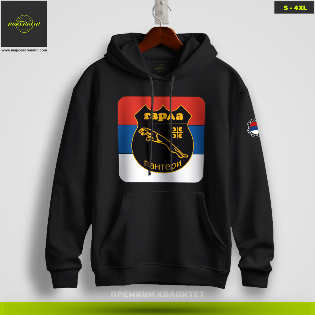 GARDA PANTERI (duks sa kapuljačom) - Majice Adrenalin